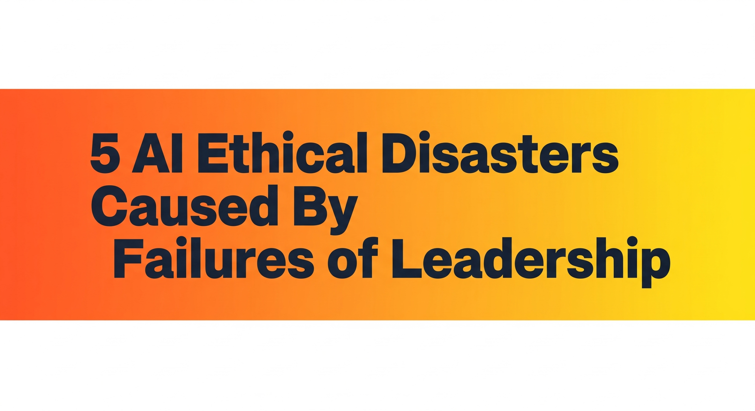 How Big Tech’s AI “Neutrality” Enables Ethical Disasters: 3 Cautionary ...